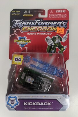 Hasbro Transformers Energon Kickback Action Figure D4 Sealed Bruticus ...