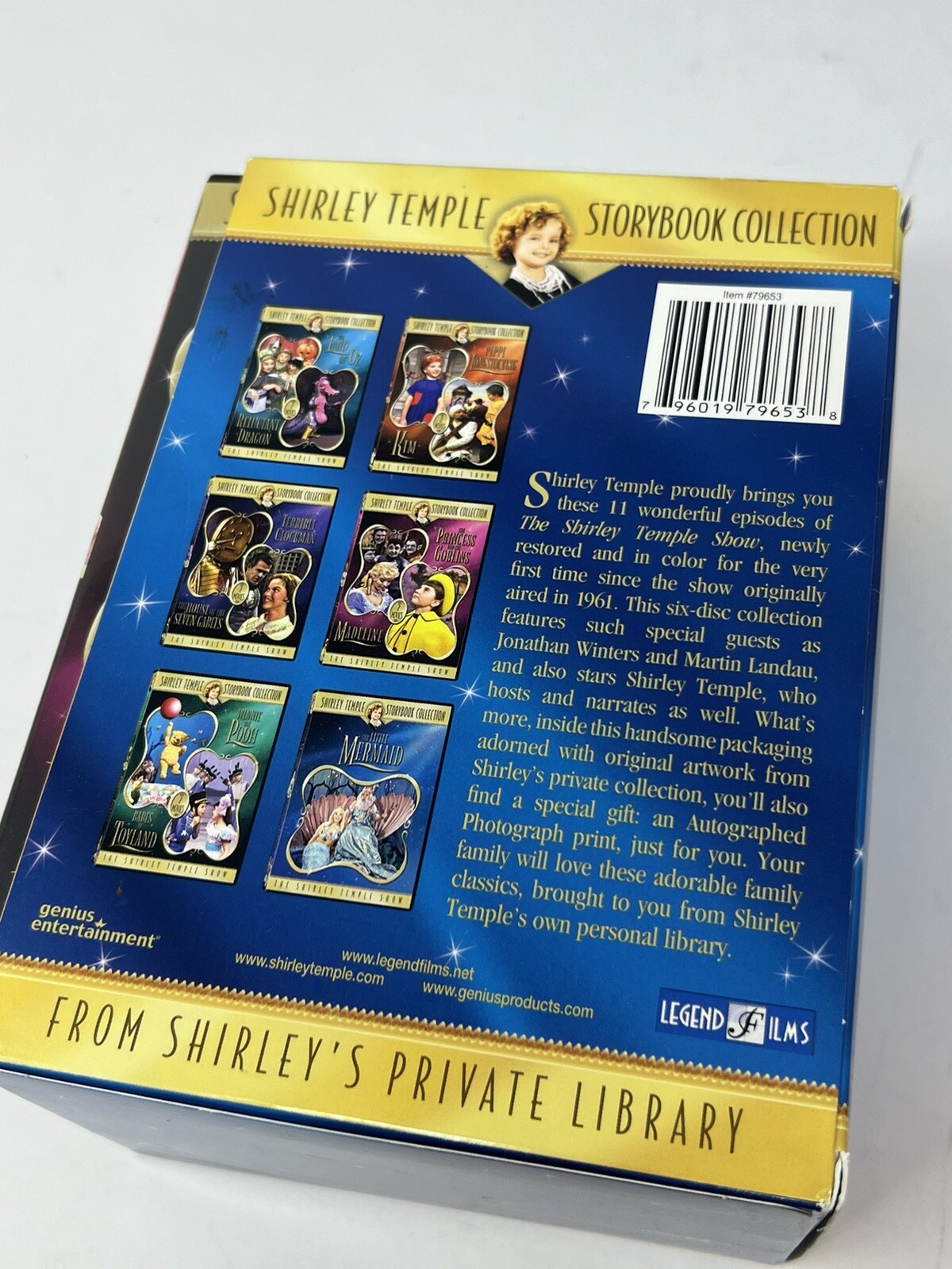 Shirley Temple Storybook Collection 6 Pack (DVD, 2006, 6-Disc Set ...