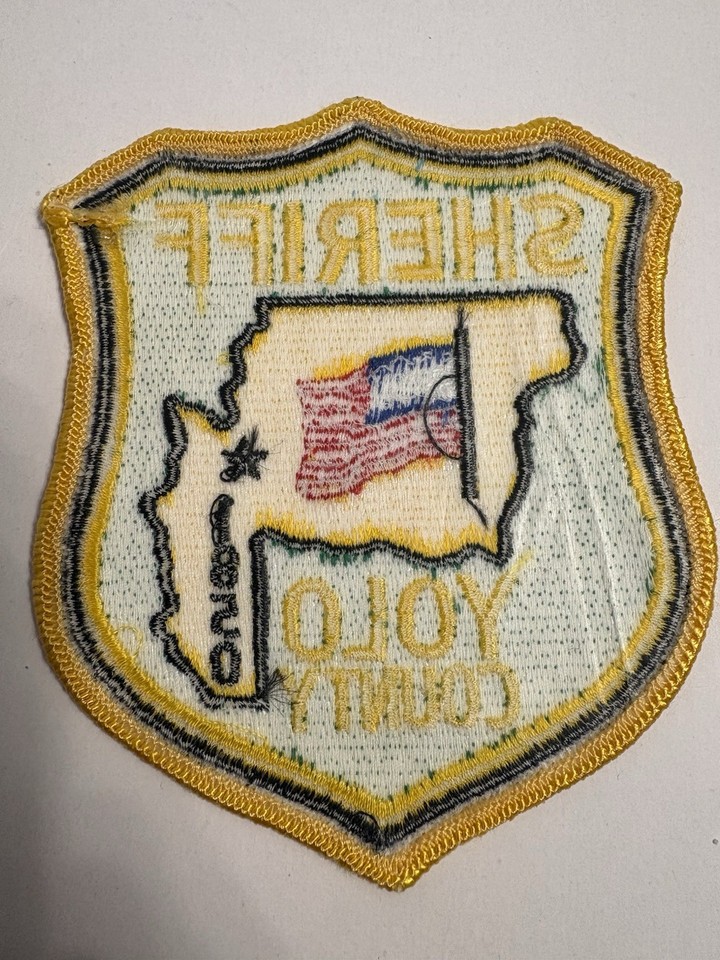 Yolo County California Sheriff Patch | eBay