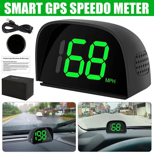 Car Digital GPS Speedo Speed Speedometer Monitor MPH HUD Head Up ...
