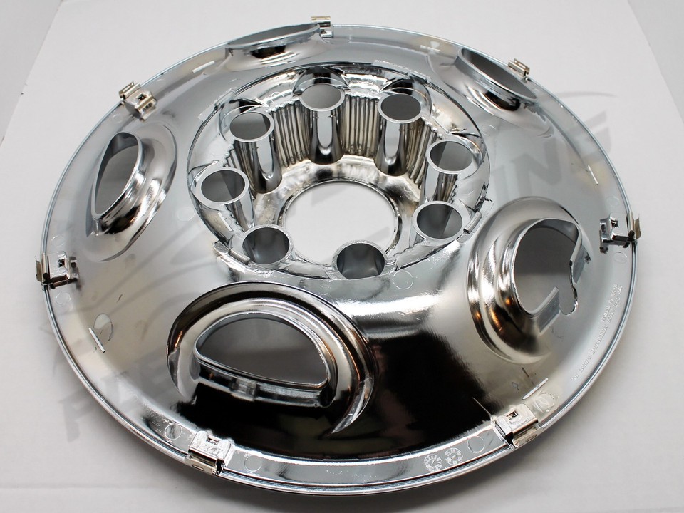 Chrome Skin Cover Overlay SET FOR 1999-2010 Silverado 2500 HD 16" Steel ...