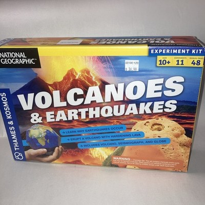 Thames and Kosmos National Geographic volcanoes and earthquakes science ...