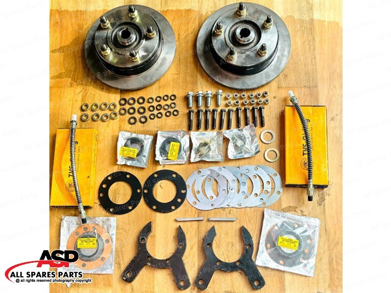 Rear Disc 9"Brake Conversion Kit fits Wllys Jeep CJ2A,CJ3A,CJ3B,M38 ...