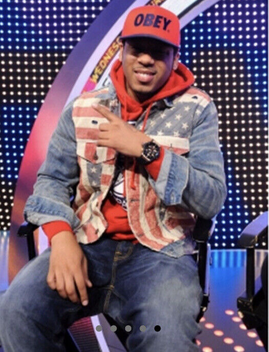 Ralph Lauren Denim Supply Small USA Flag Jacket Trucker RRL Ralph Lauren Denim Supply Small USA Flag Jacket Trucker RRL