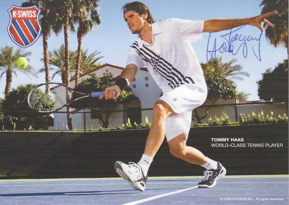 Tommy Haas used PRO Tennis Player racket Fischer revolution gds 700 ...