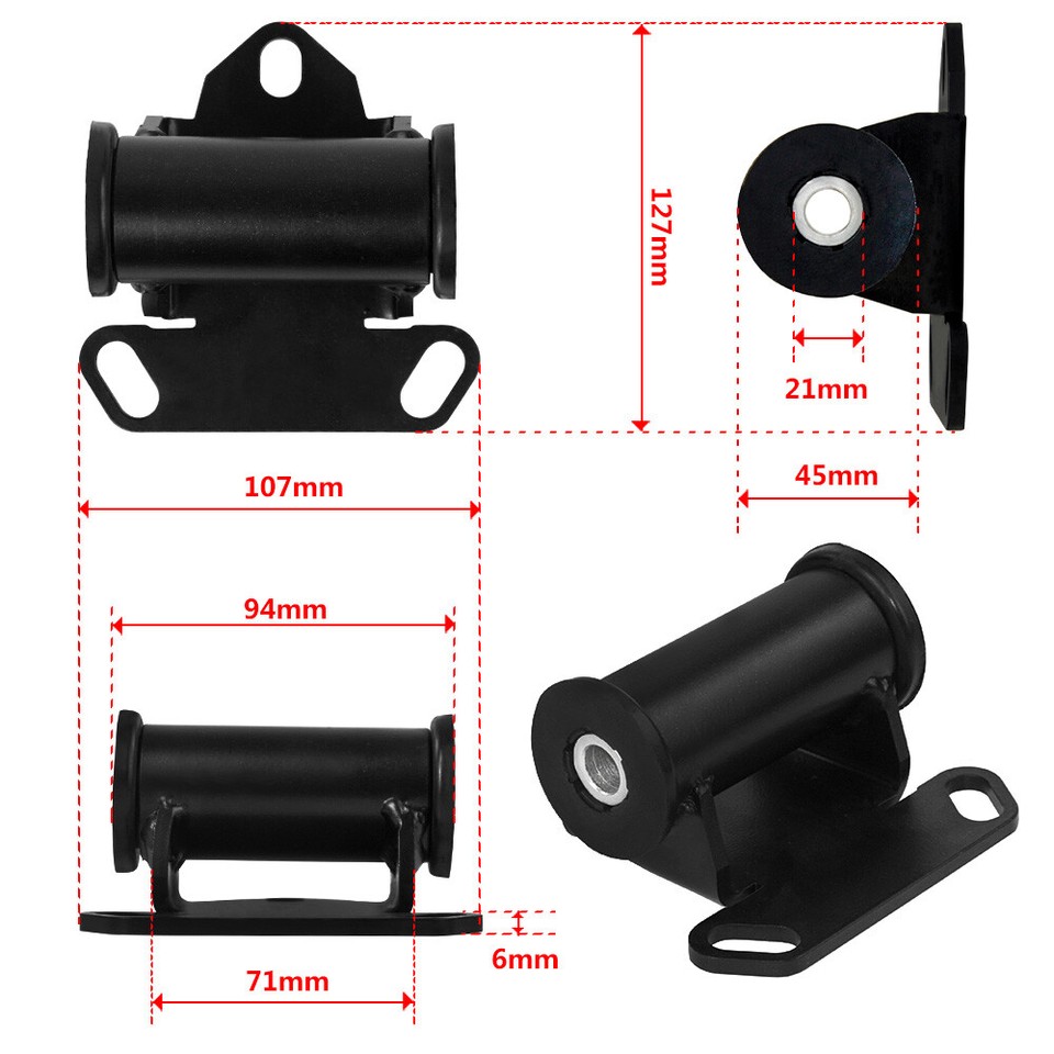 ⭐Motor Mounts & Frame Mounts Fits 1983-2005 Chevy GMC S10 S15 V8 SBC ...