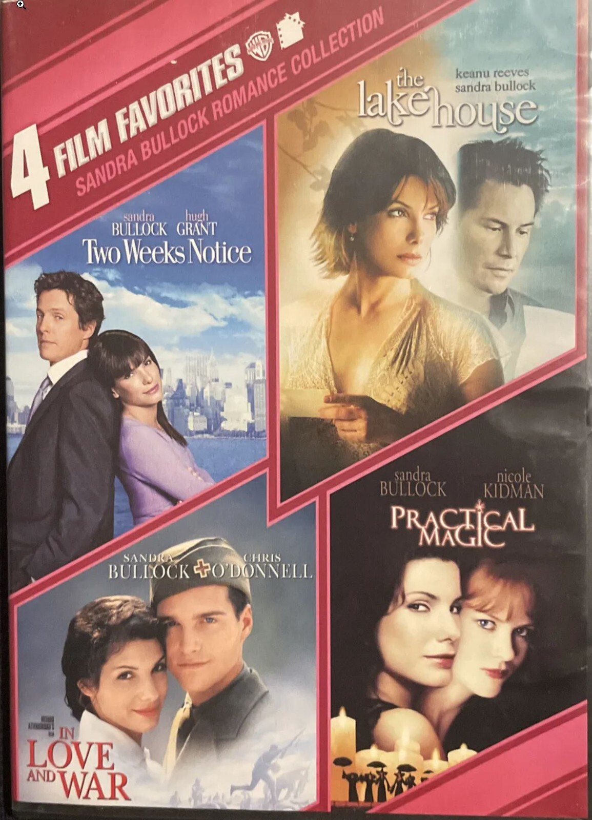 4 Film Favorites: Sandra Bullock Romance Collection (DVD) NEW SEALED ...