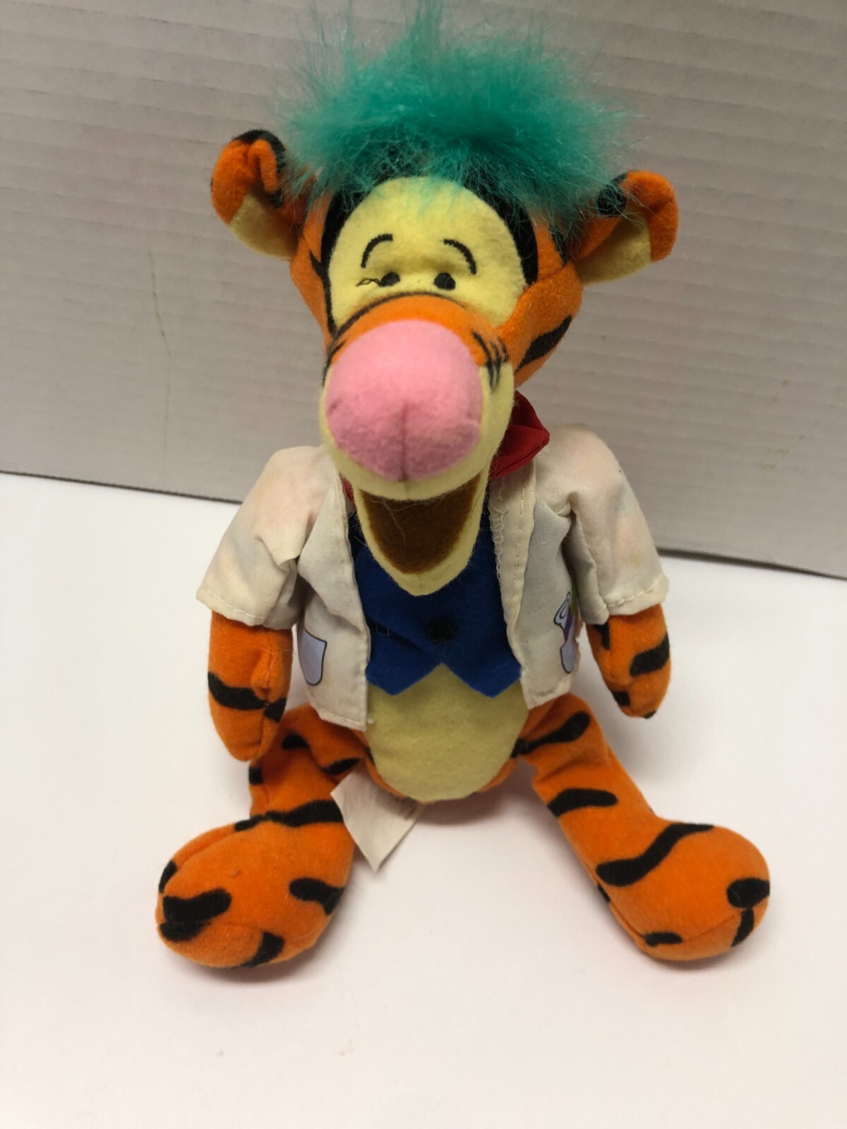 Disney Winnie The Pooh TIGGER MAD SCIENTIST 9" Vintage Plush | eBay