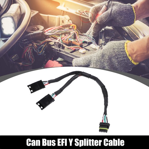 Can Bus EFI Y Splitter Cable Connector Adapter Plastic Black ...