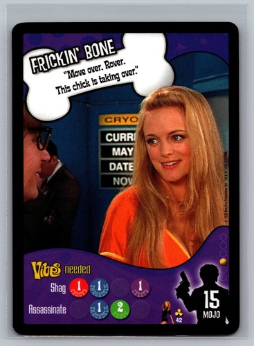 Move Over Rover This Chick is Taking Over #42 Austin Powers CCG Card ...
