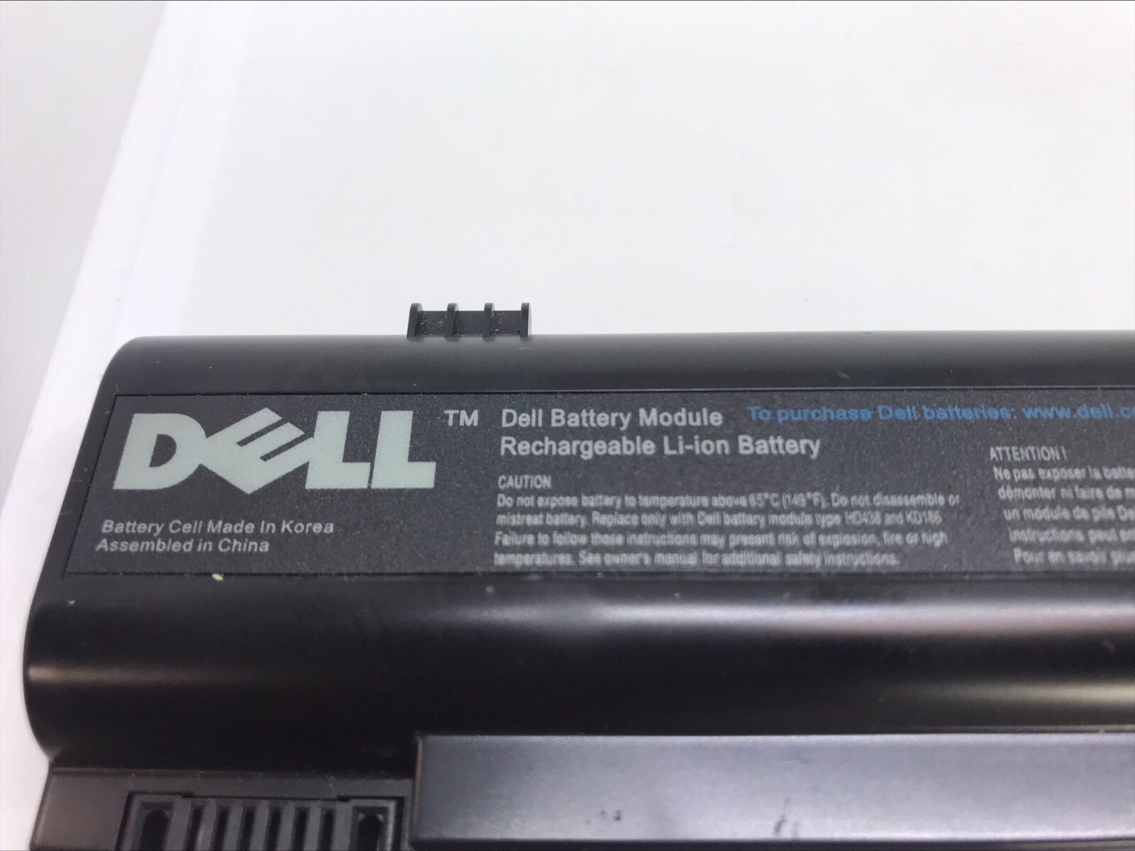 Dell HP Laptop Battery Packs - KM742, KD186, BATEL80L6, HSTNN-DB30 -11 ...