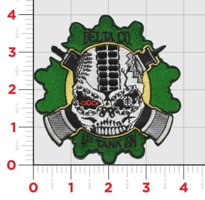4" MARINE CORPS 4TH TANK BN BATTALION DELTA CO EMBROIDERED HOOK & LOOP ...