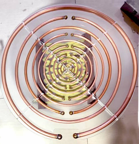 20 in Copper antenna for Multi-Frequency Oscillator MWO Multi-Wave ...