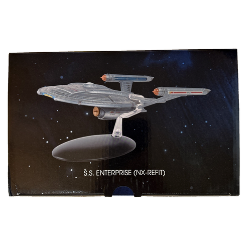 USS Enterprise NX-01 Refit XL Star Trek starship Eaglemoss with ...
