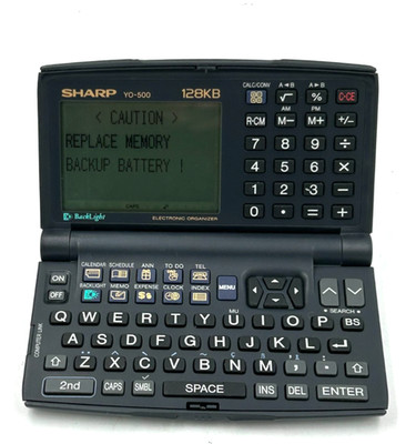 Sharp YO-500 Personal Information Organizer w/ Back Light Display | eBay