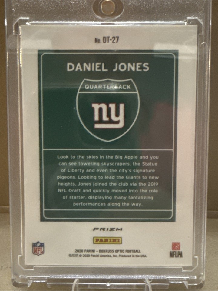 2020 Panini Donruss Optic - Downtown Daniel Jones #DT-27 | eBay