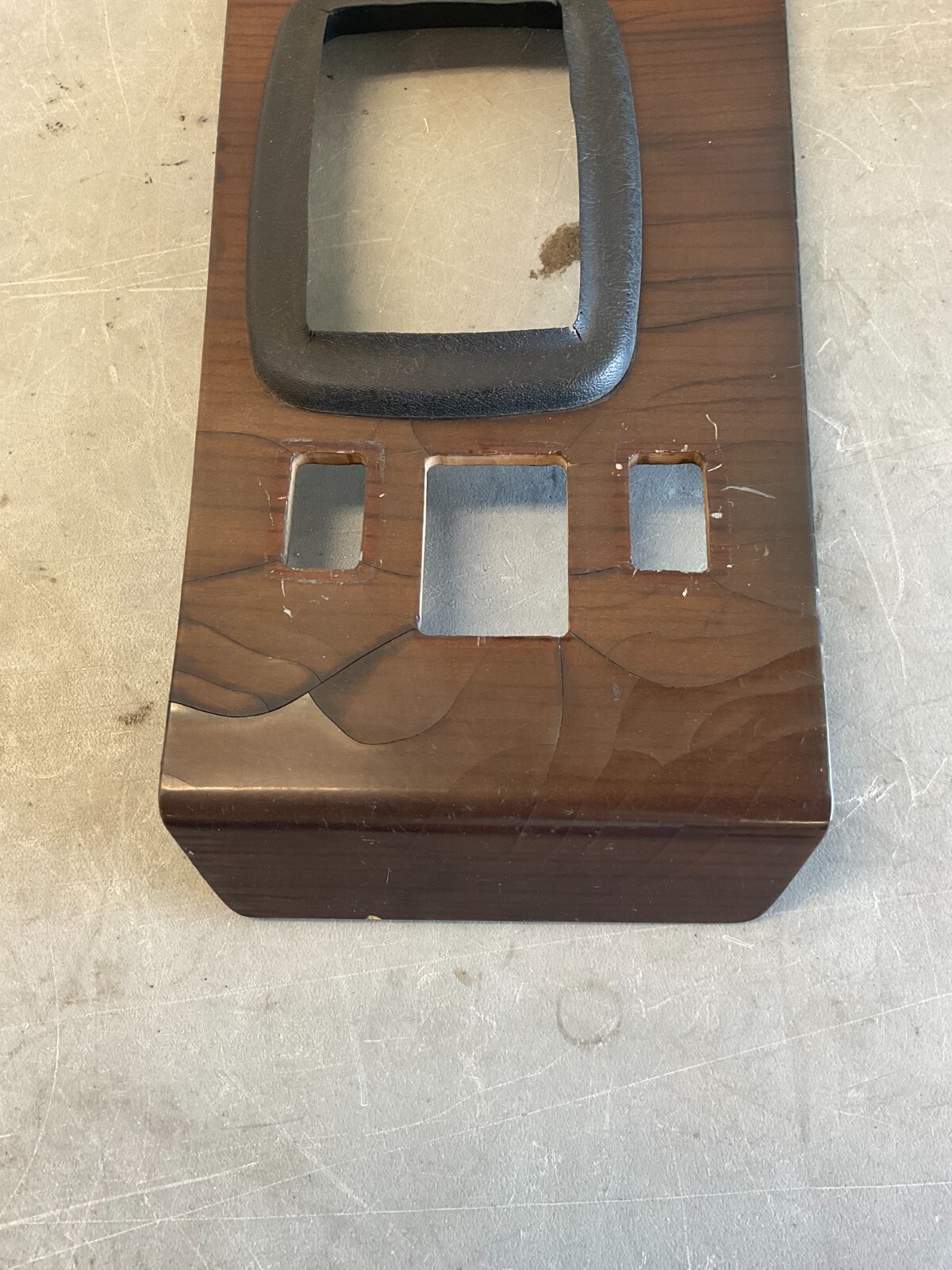 1983-1985 Mercedes-Benz 380SL W107 Zebrano Wood Center Console Panel ...