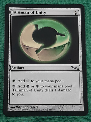 Talisman of Unity (MTG, Magic the Gathering) Mirrodin, MRD, NM | eBay ...