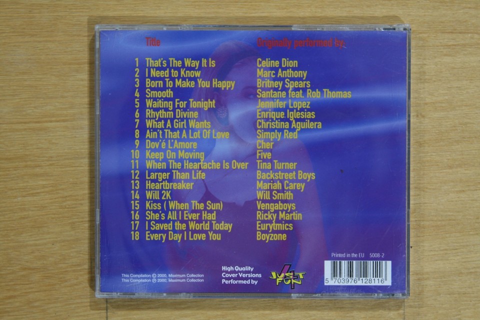 Maximum Hit Power - Celine Dion, Cher, Five, Tina Turner (Box C265) | eBay