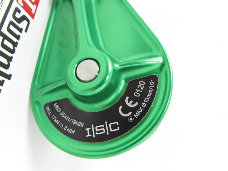 ISC RP048 ALUMINUM RIGGING BLOCK 19,000 LB MBS 13MM OR 1/2" - ARBORIST ...