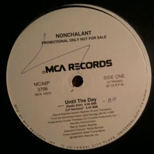 Nonchalant Until The Day Vinyl Single 12inch MCA Records | eBay