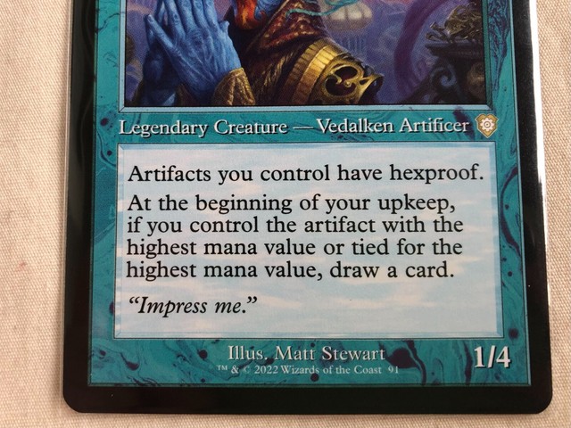 MTG Padeem, Consul of Innovation The Brothers' War Commander 91 Regular ...