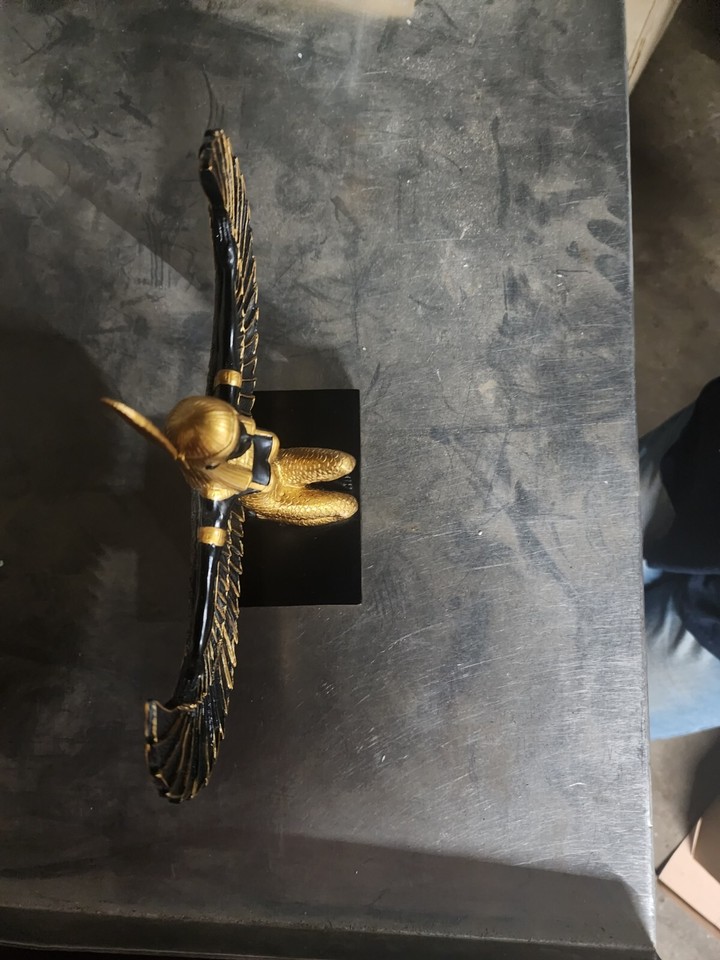 Egyptian goddess Maat Open wing Collectable Statue | eBay