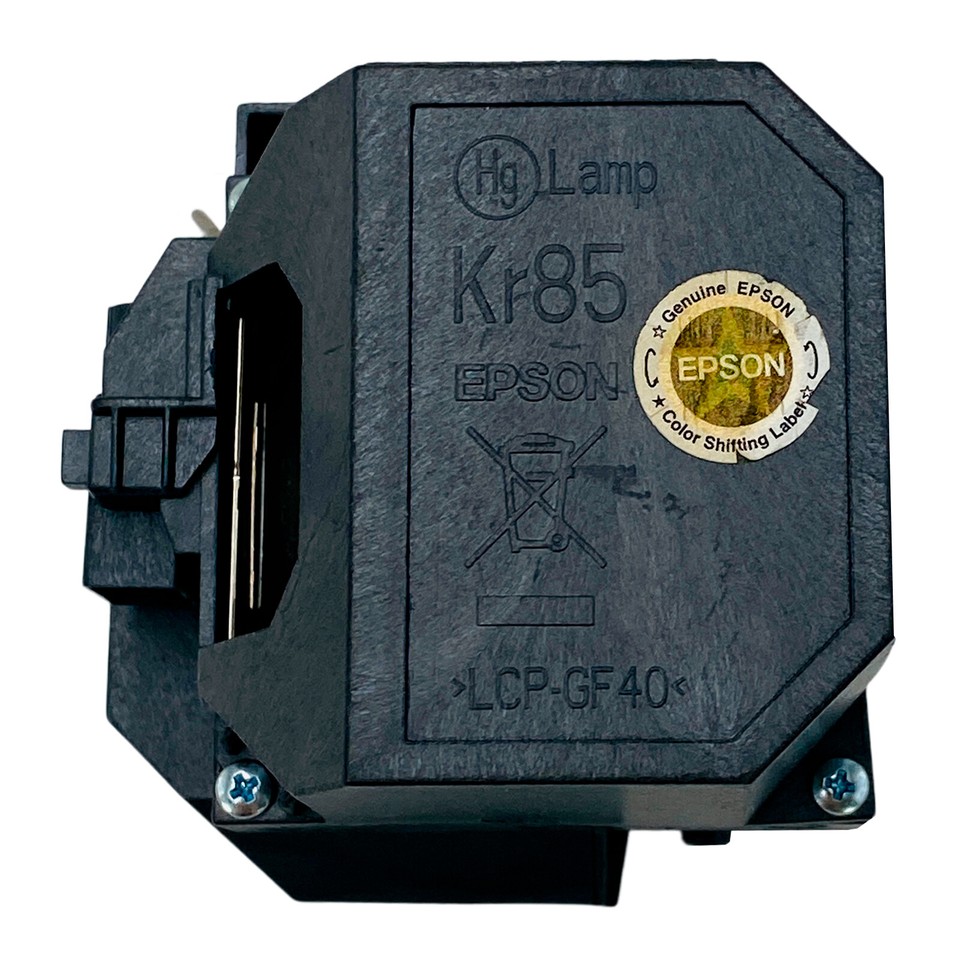 Genuine OEM Epson LCP-GF40 Original Projector Lamp Bulb ELPLP57 with ...