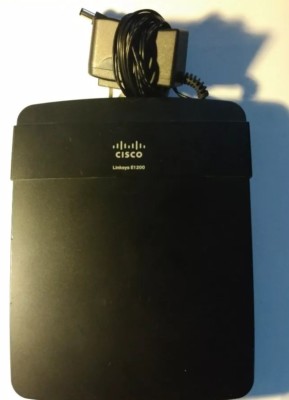 Cisco Linksys E1200 WIRELESS-N300 Wi-Fi Router With 4 Port Switch Very ...