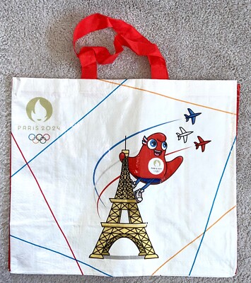 NEW Official Paris 2024 Olympics Reusable Shopping Bag Tote Mascot ...