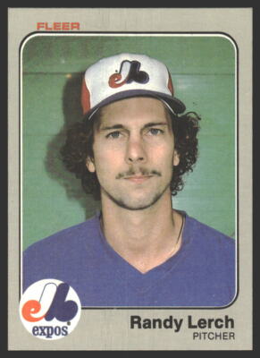 Randy Lerch #287 1983 Fleer Montreal Expos | eBay