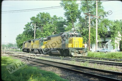 Original Slide CNW Chicago & Northwestern 4619 EMD GP38-2 6-4-81 West ...