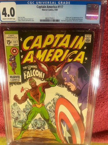 Captain America 117 cgc graded 4.0 first appearance Falcon | eBay