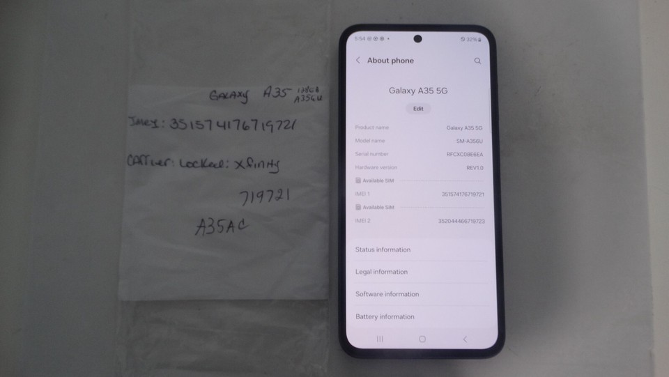 Samsung Galaxy A35 5G 128GB Navy SM-A356U (Xfinity) SEE PICS | eBay