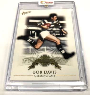 2011 Select AFL HERITAGE CARD SERIES UNSIGNED CARD H6 BOB DAVIS-GEELONG ...