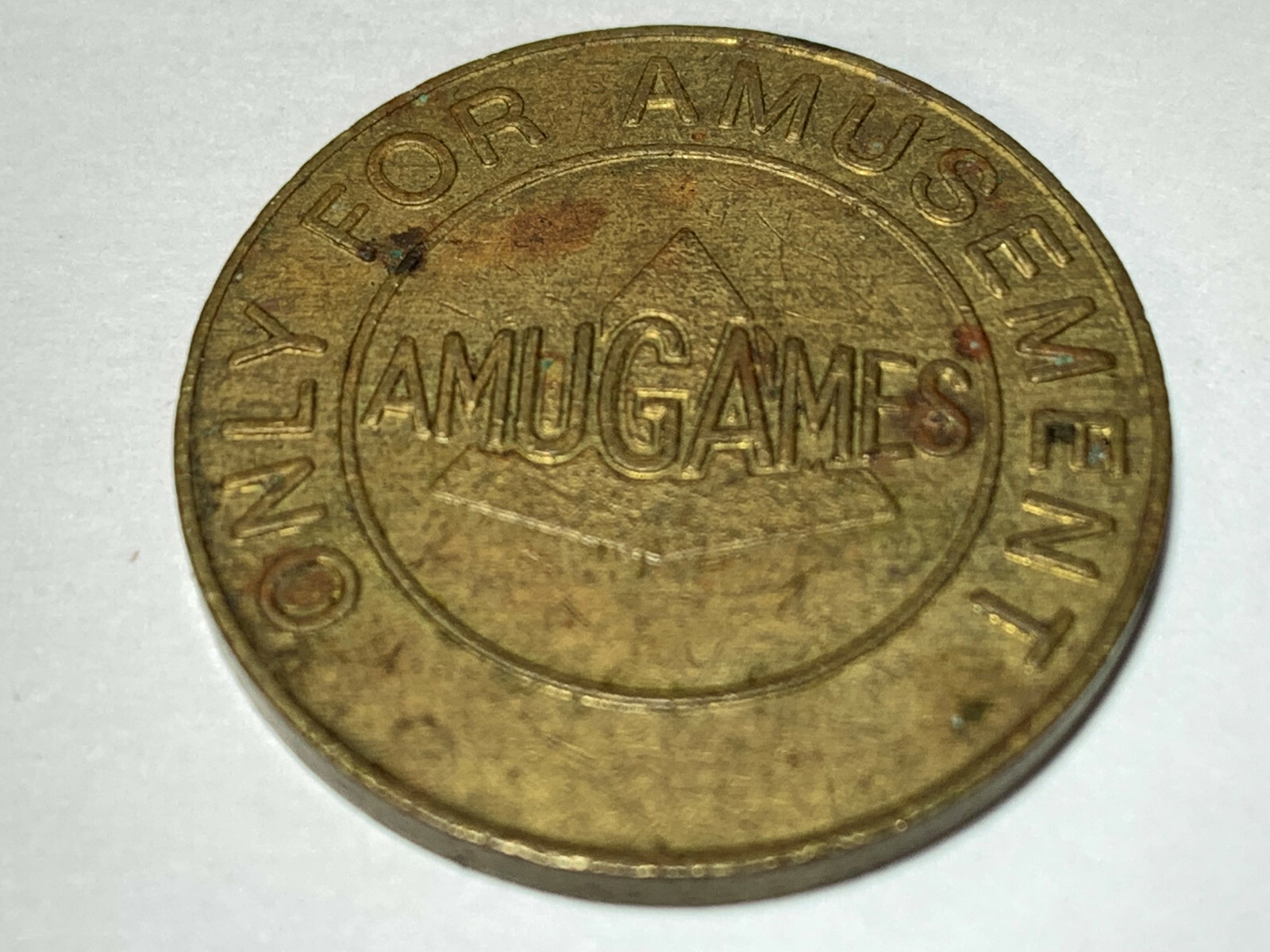 Vintage Slot Machine Token AMUGAMES Only for Amusement | eBay