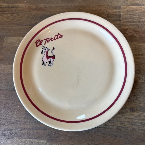 Restaurant Ware EL TORITO Tepco/Blue Ridge Dinner Plates Bull/El Toro ...