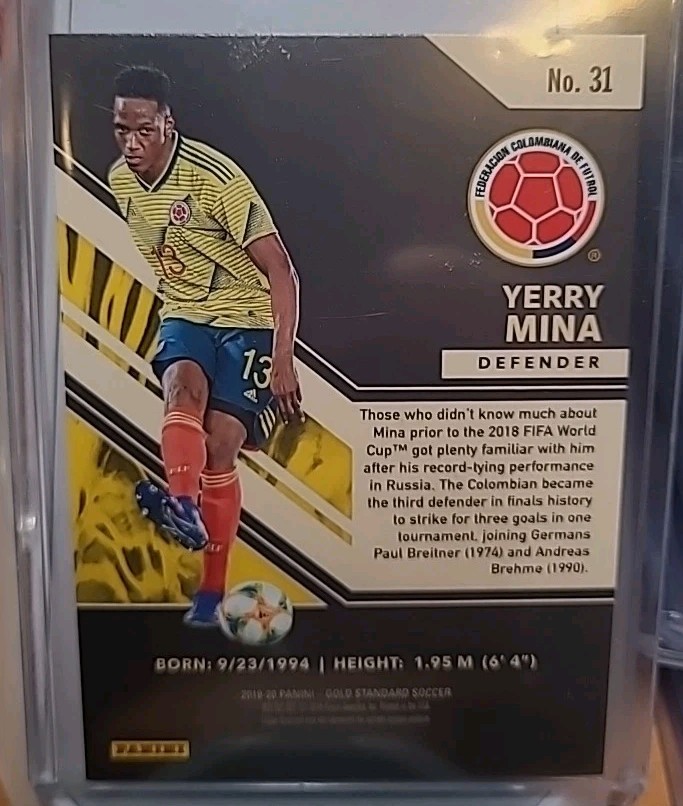 2019-20 Gold Standard Yerry Mina 118/129 Columbia | eBay UK