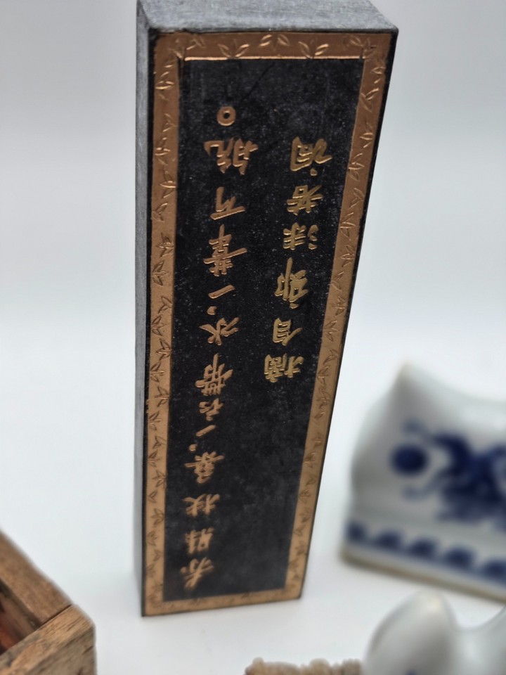 Chinese Scholar’s Calligraphy & Seal Set Ink Sticks, Seals, Inkstone ...