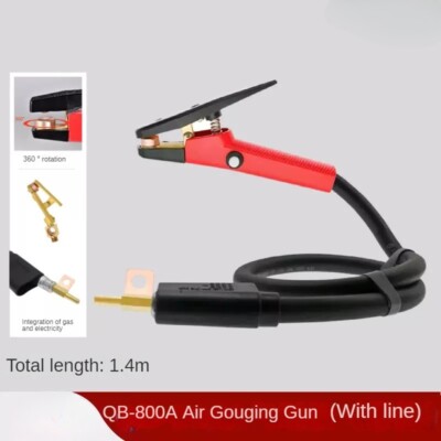 Carbon Arc Air Gouging Torch 1250 AMP Red Arcair Carbon Arc Gouging ...