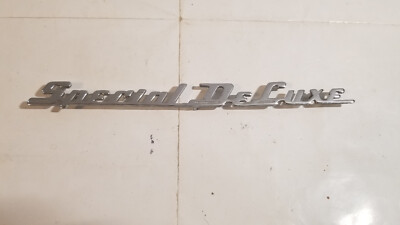 Original 1949-50 Plymouth Special Deluxe Coupe Sedan 2 Door Script ...