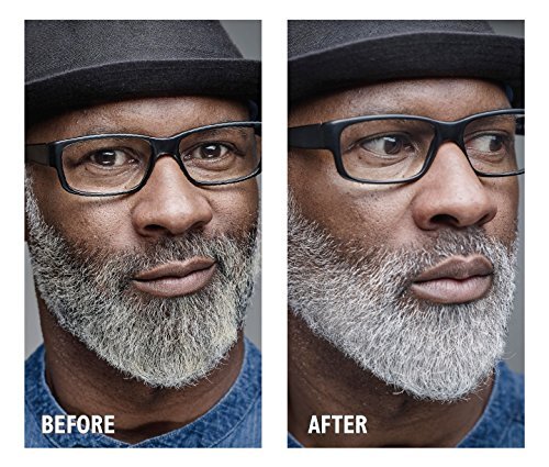 Silver Fox Men's Silver And Gray Beard Brightener For Ethnic Hair Types ...