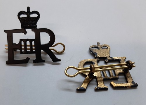Royal Cypher Badges RAChd RGJ Brigade of Gurkhas British Army Queen's ...