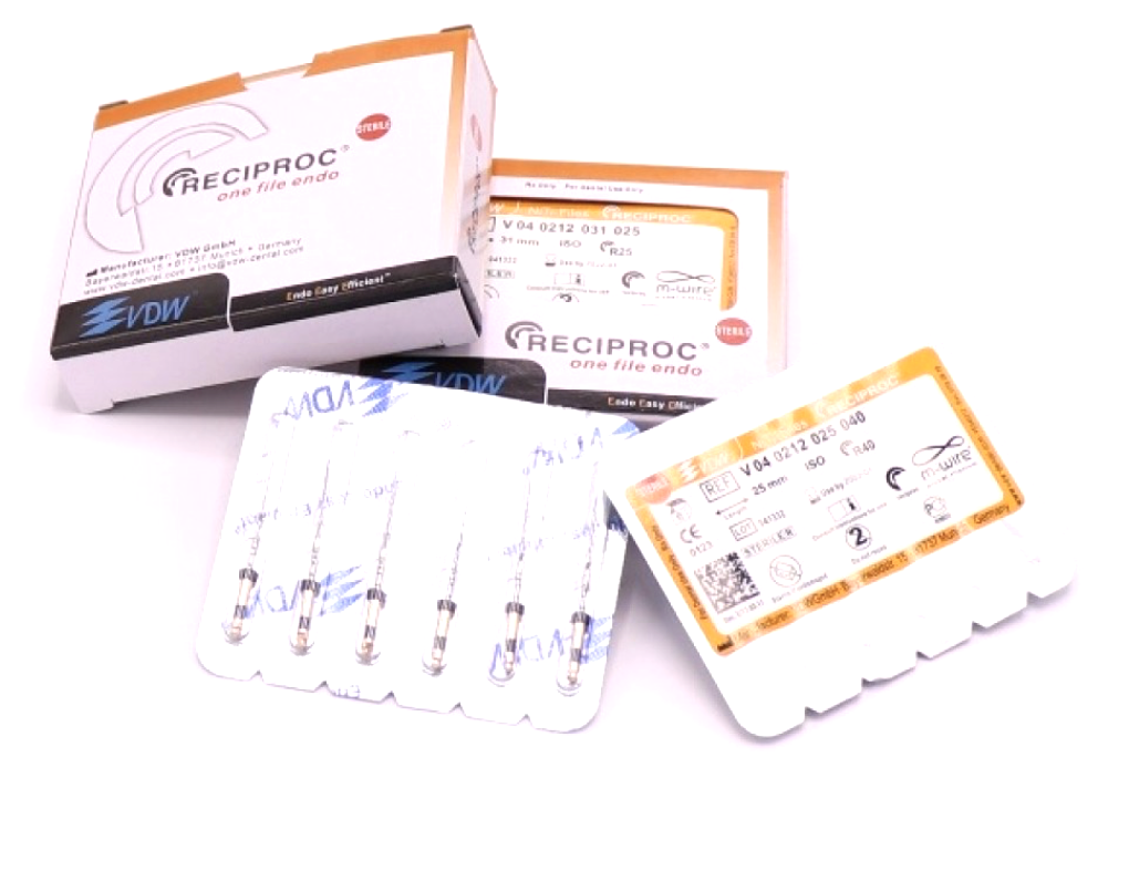 VDW RECIPROC M-Wire Dental Endo NiTi File 6pcs 1set | eBay