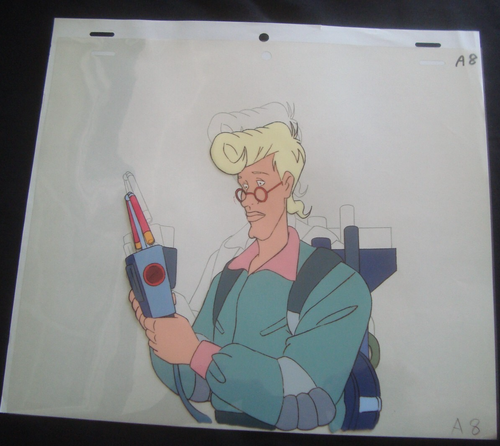 THE REAL GHOSTBUSTERS Cartoon Animation Cel EGON Proton pack 1F | eBay