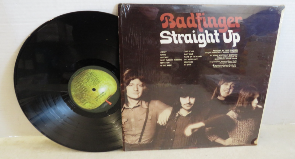 Badfinger Straight Up 1971 Stereo LP Apple Records SW 3387 Rock Shrink Hype | eBay