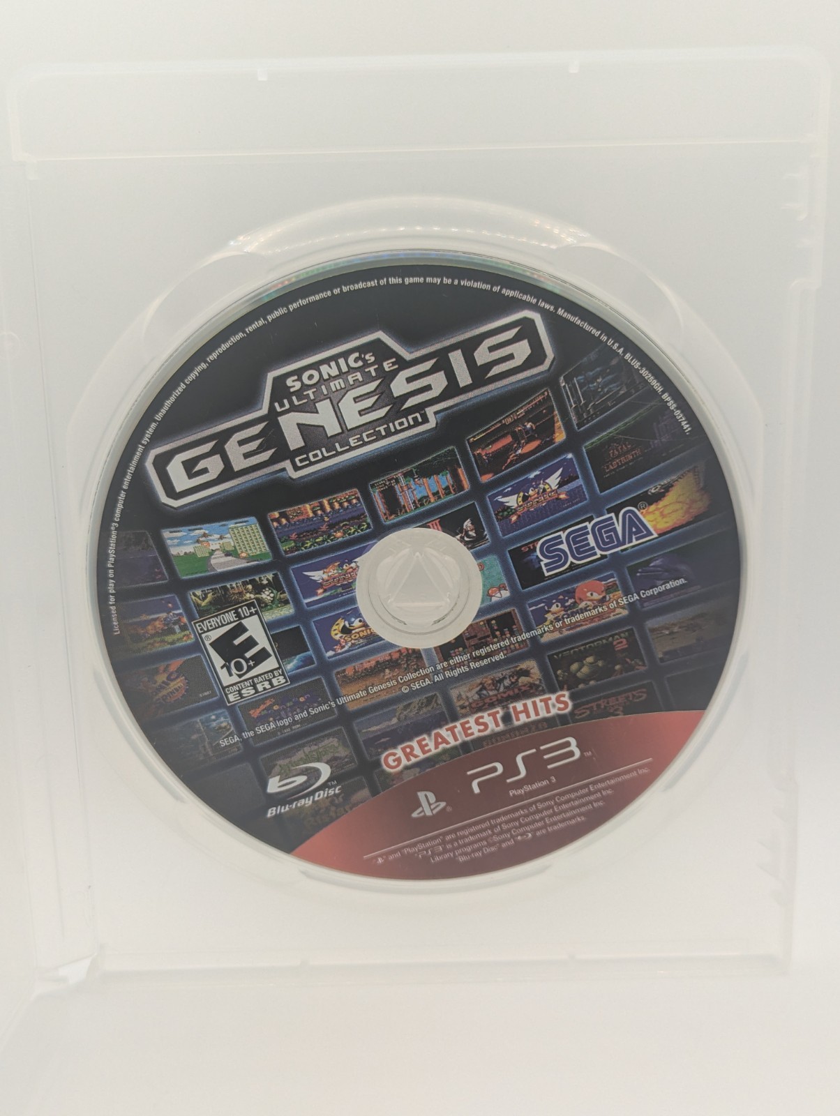 Sonic’s Ultimate Genesis Collection - PlayStation 3 PS3, No Artwork, 1 ...