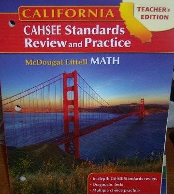 MCDOUGAL LITTELL HIGH SCHOOL MATH CALIFORNIA: STANDARDS *Excellent ...