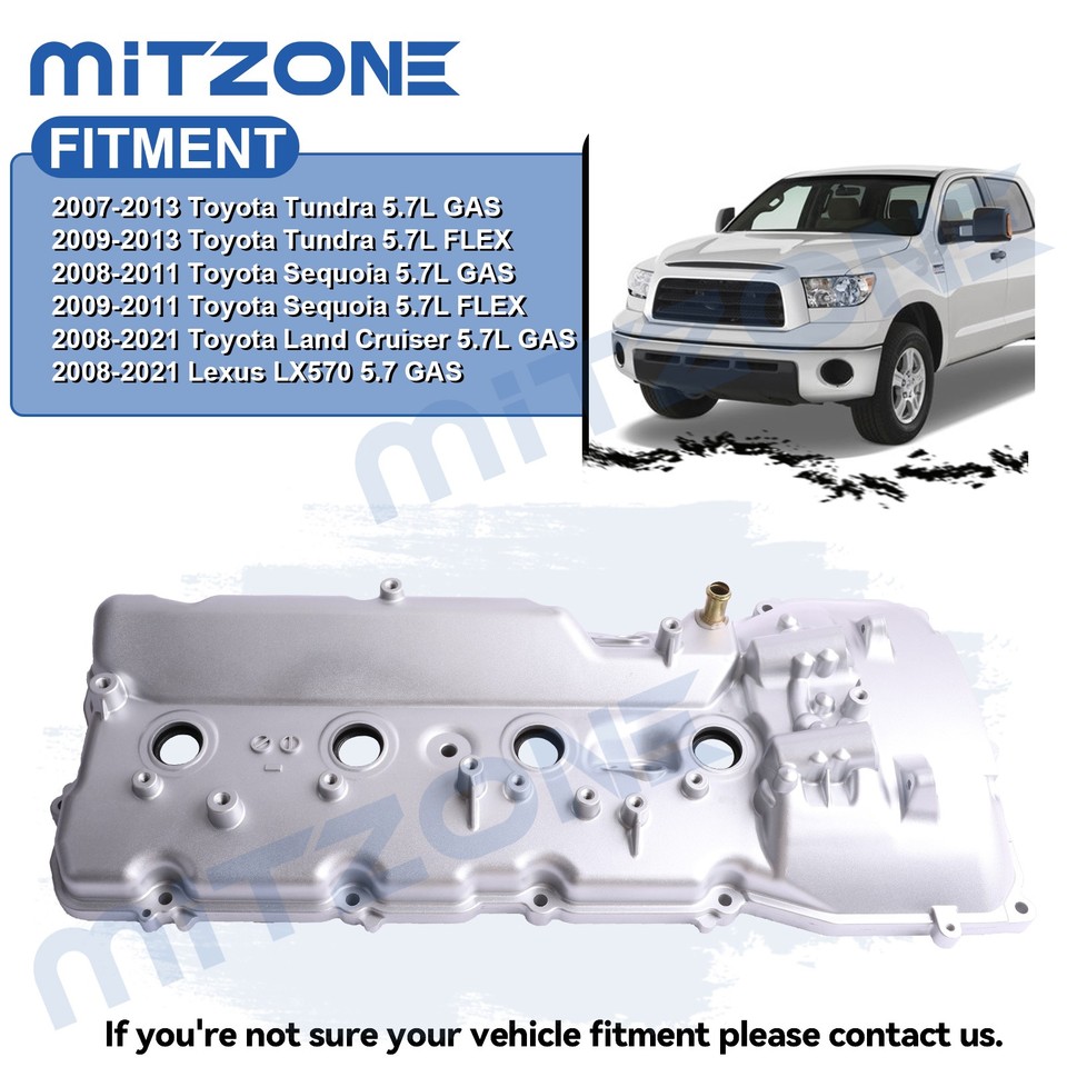 Mitzone Right Valve Cover for Toyota 07-13 Tundra 08-11 Sequoia 5.7L ...