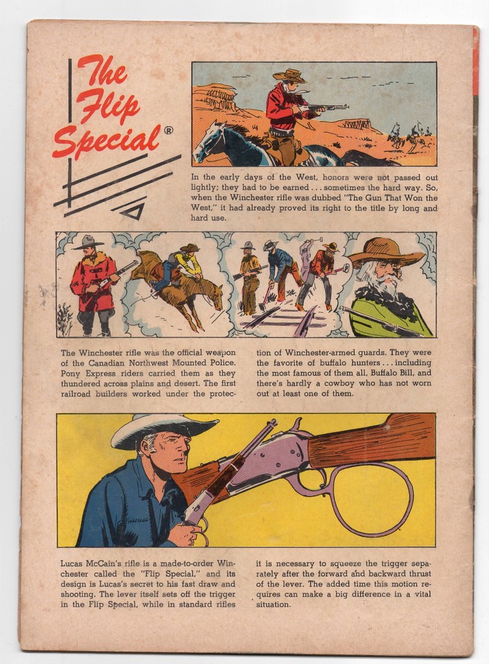 DELL FOUR COLOR COMICS THE RIFLEMAN 1 1009 TV WESTERN | eBay